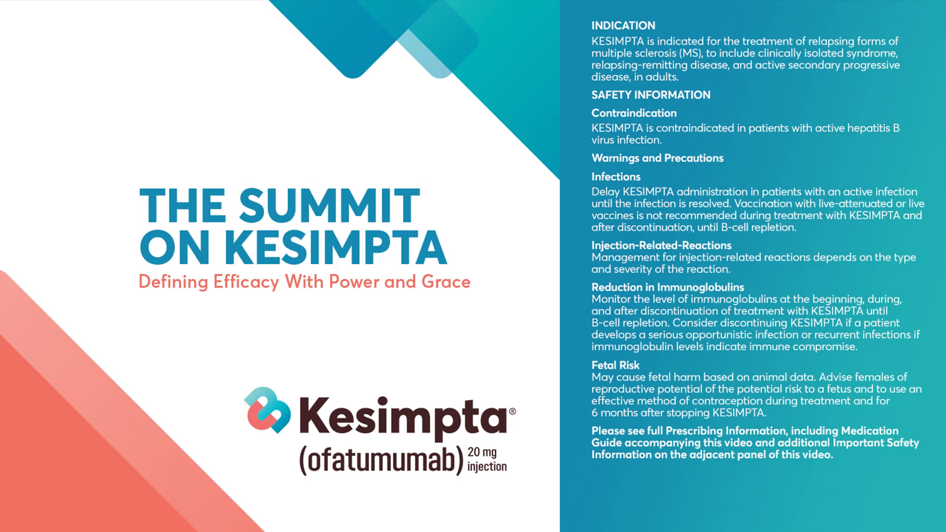 KESIMPTA_TOP_HCP_Qs_0324 | Interactive Video from Gary Greco on Verse